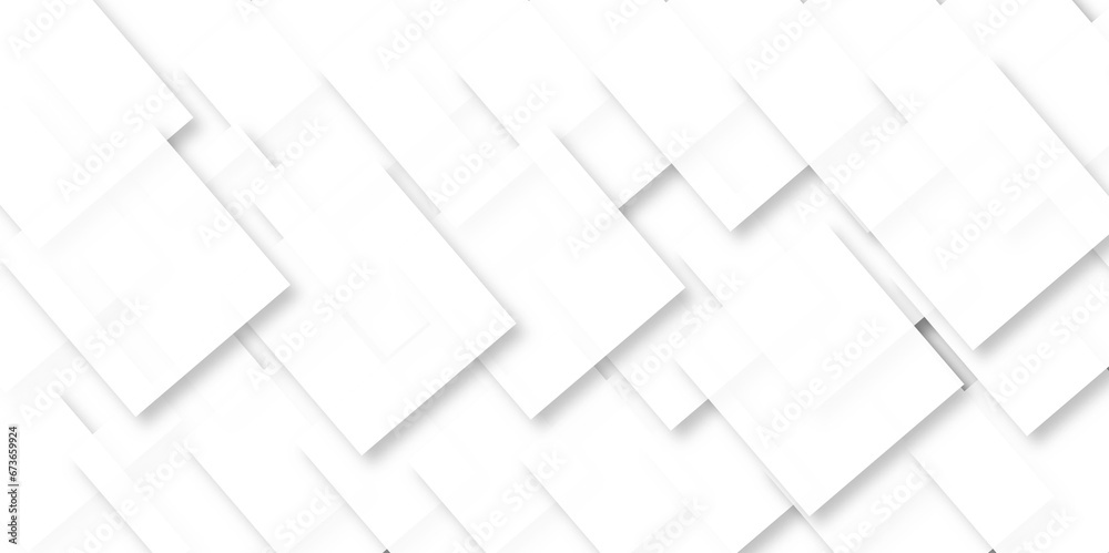 Abstract white background with lines and geometric stripes, modern and ...