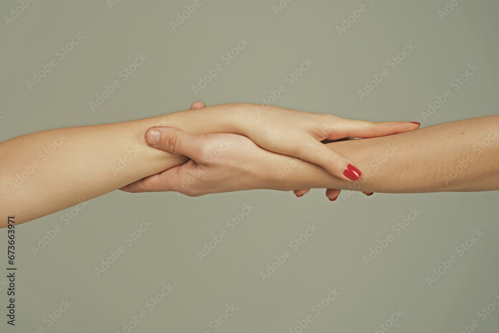 Rescue, helping gesture or hands. Salvation relations. Hand reaching ...