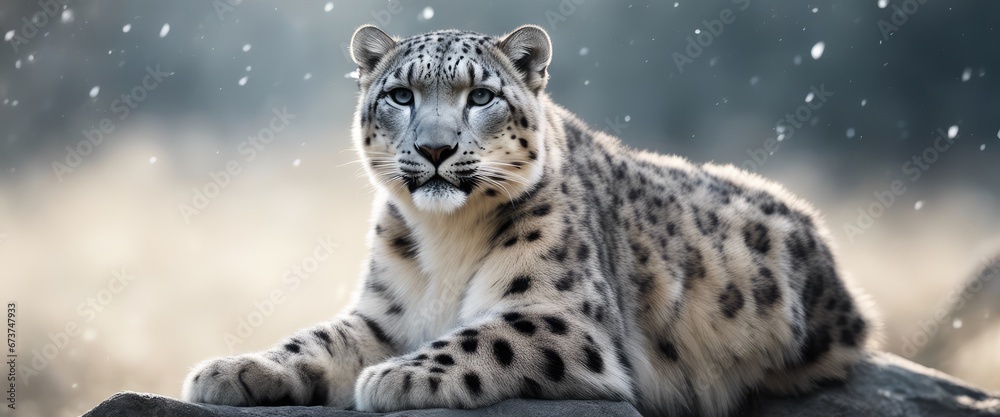 Snow Leopard Photography Stock Photos cinematic, wildlife, snow leopard ...