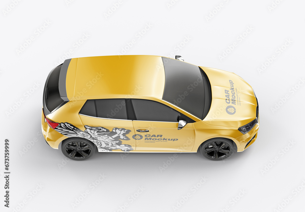 Car Wrap Mockup Stock Template | Adobe Stock