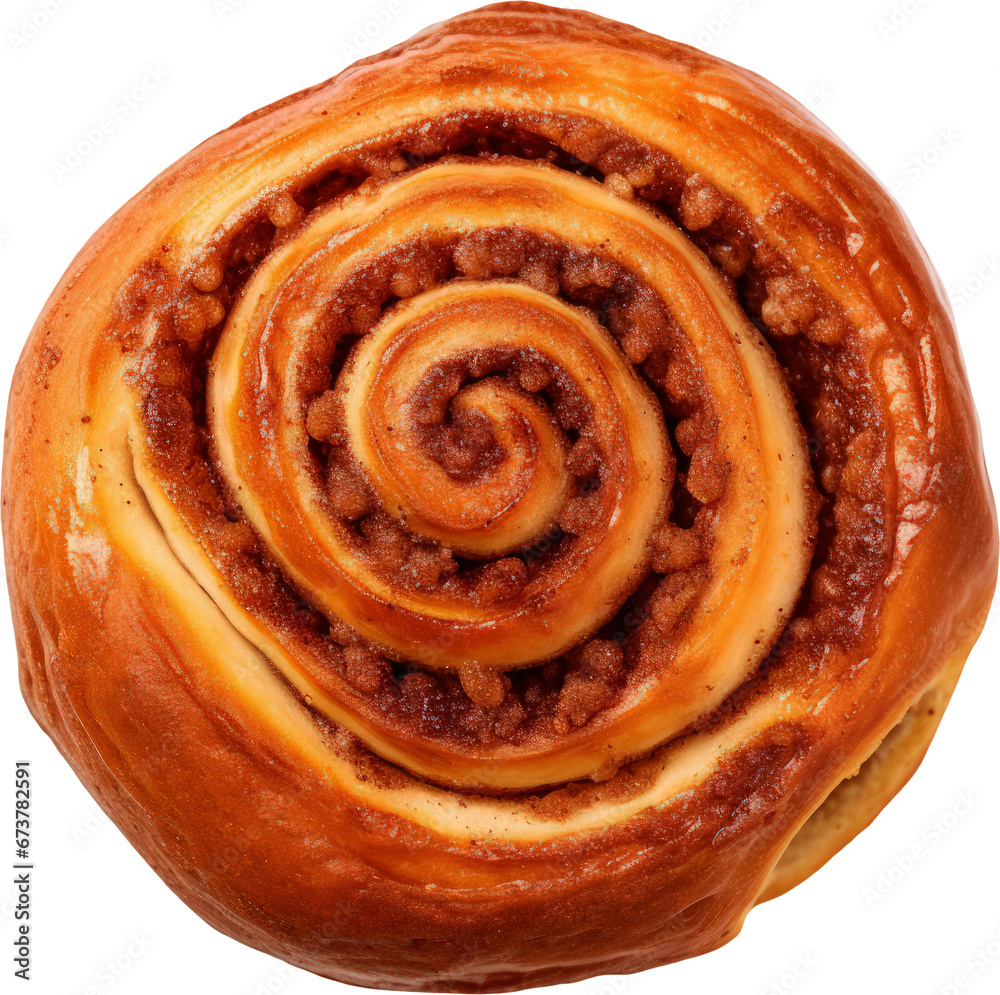 Cinnamon roll transparent background PNG clipart Stock Illustration ...