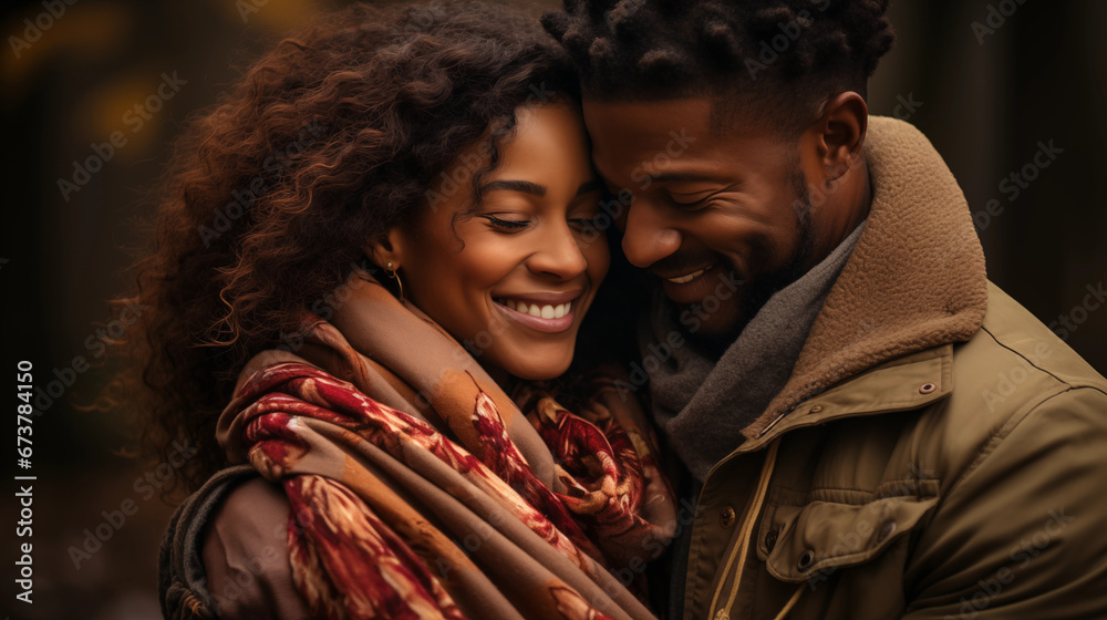 Couple's Love: A romantic couple sharing a passionate hug, highlighting ...
