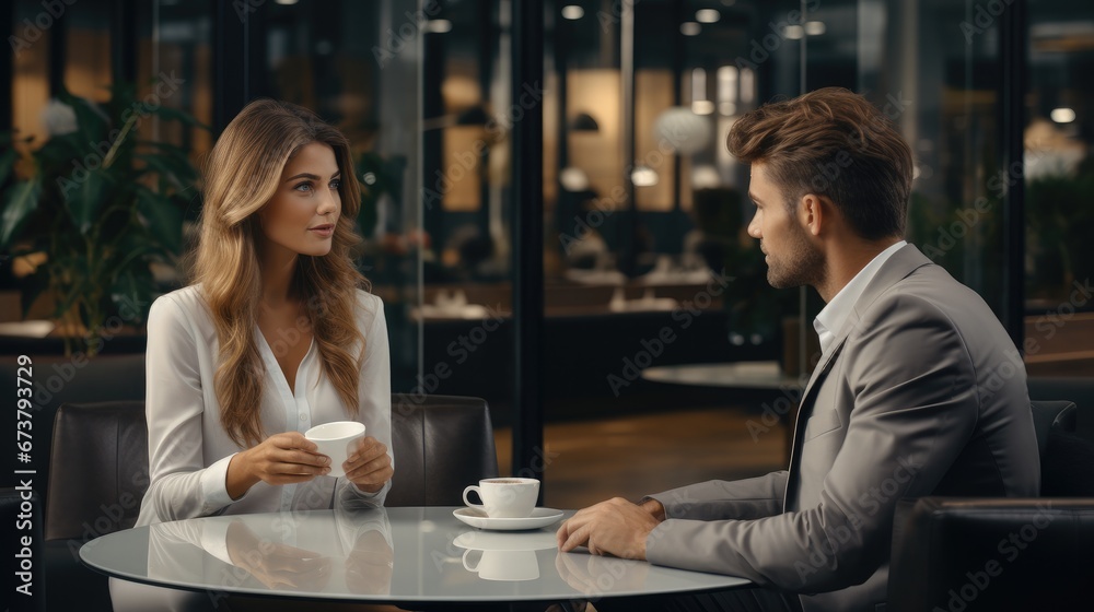 Coworkers discussing in the office, The role of empathy and active ...