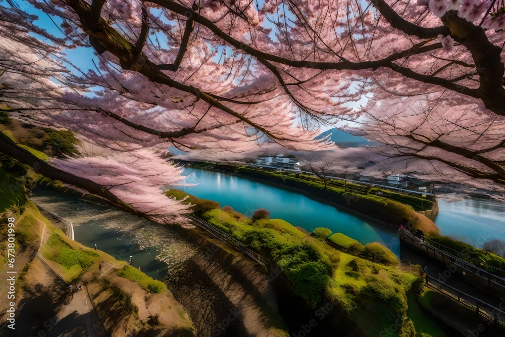 The Kawazu-zakura cherry blossoms, the most famous early flowering ...