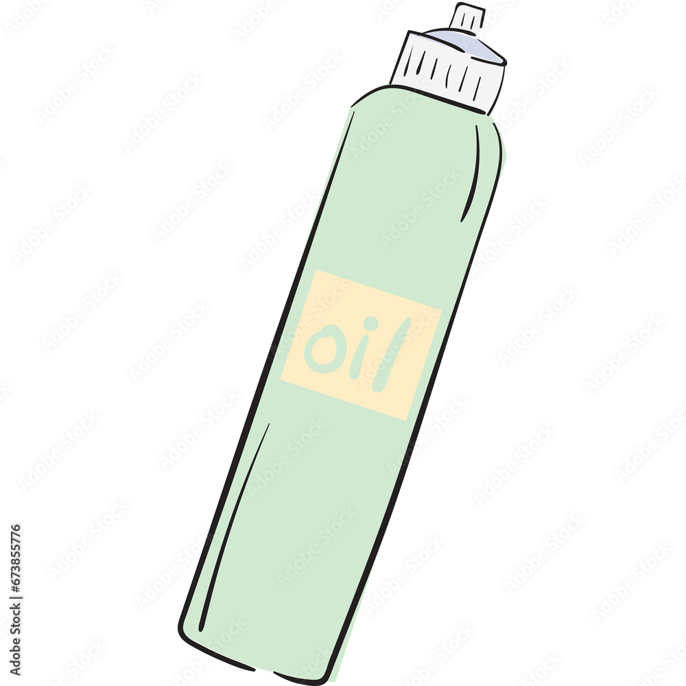 Baby Oil Doodle Isolated Transparent Background PNG Illustration Stock ...