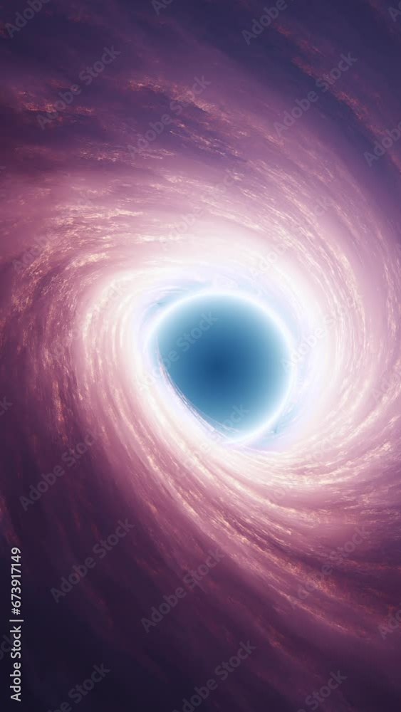 Interstellar black hole with glowing accretion disk and singularity ...