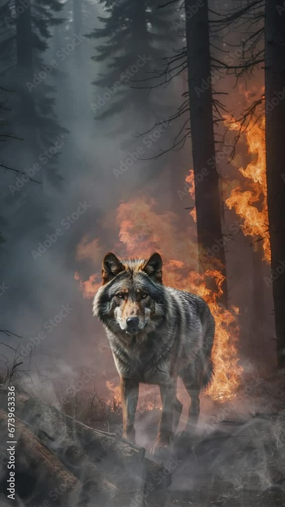 wolf on Fire: Witness to the Chaos of Climate Change.climate change ...