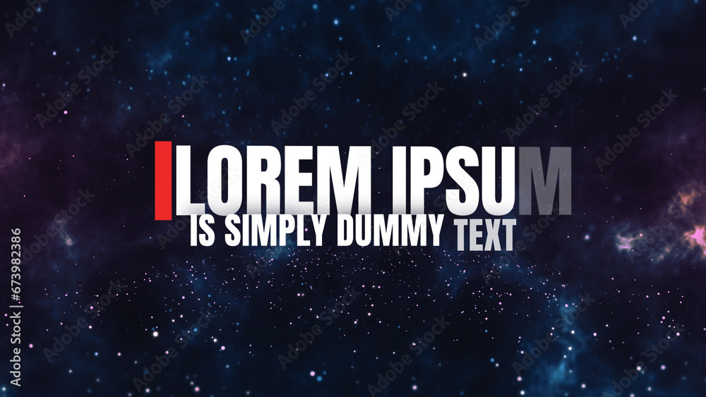 Minimal and Clean Animated Title Stock Template | Adobe Stock