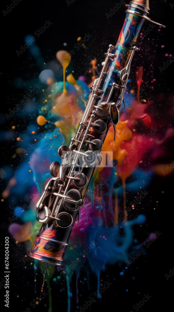 Some instruments of my "Pixeljazz" project in some color splash to ...