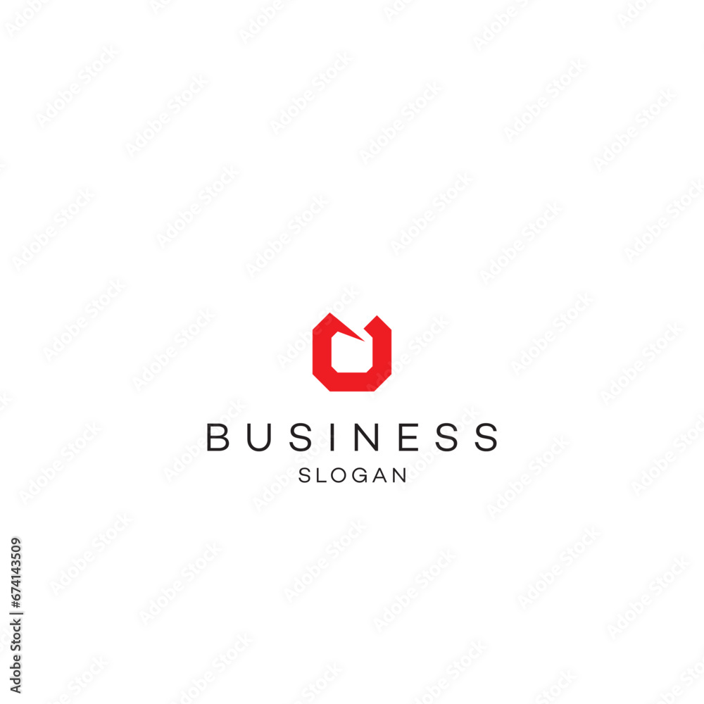 Letter u squire logo design business digital technology consultant ...