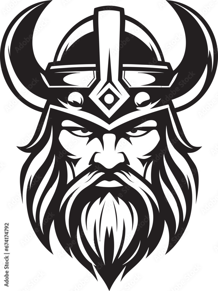 Ragnaroks Legacy A Viking Logo in Vector Mystic Sea King An Enigmatic ...