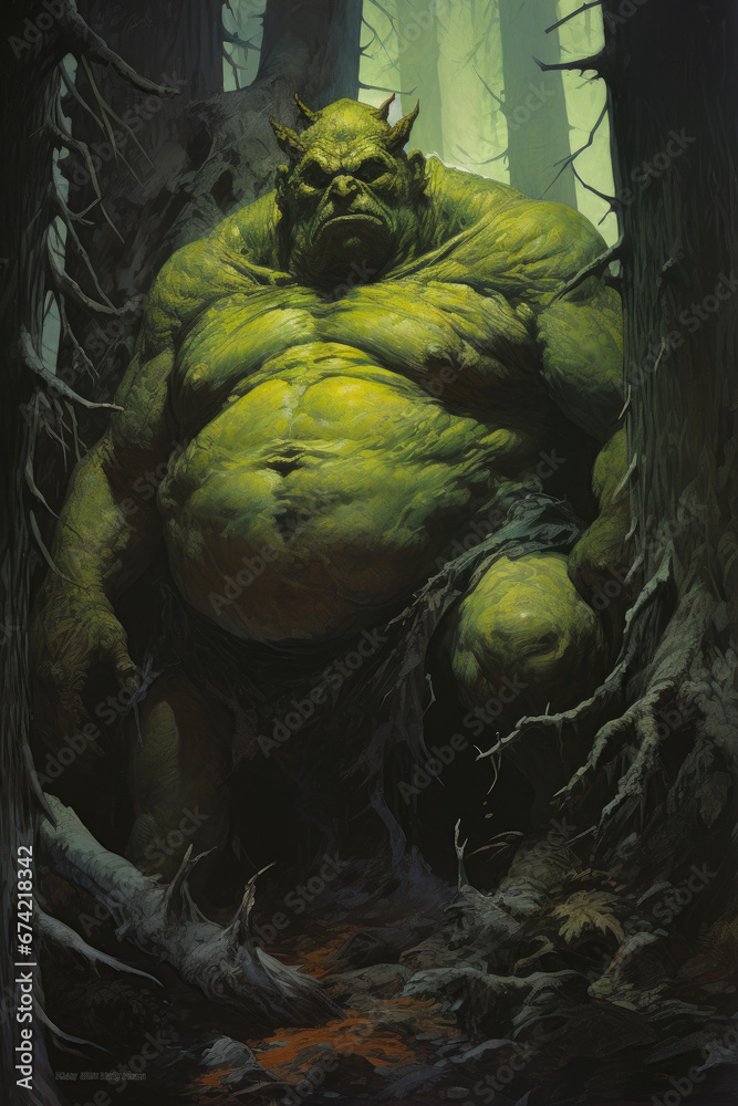 Obese Ogre's Cursed Forest , Dark Medieval Fantasy,Old School RPG ...