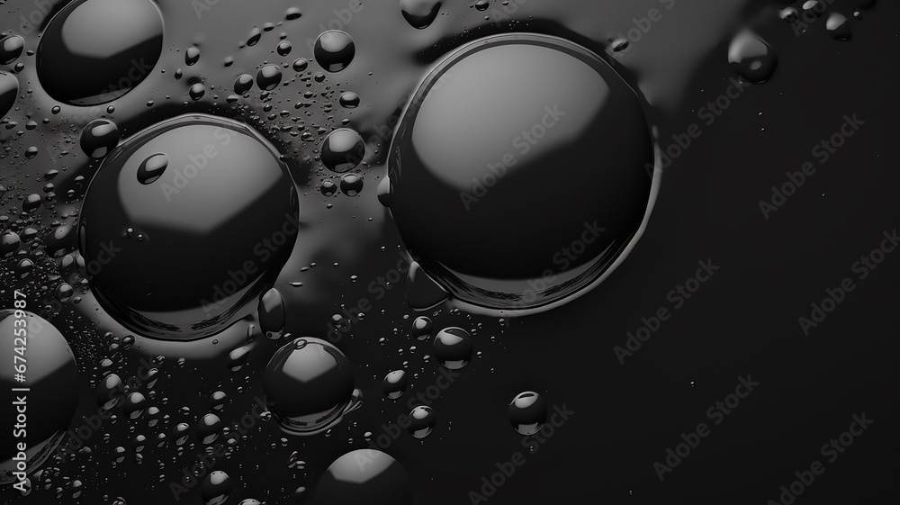 black texture background crude oil, abstract smooth dark liquid energy ...