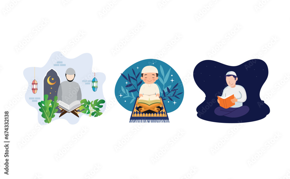 Hijab, Quran, reciting Quran, Ramadan, learning, reading, learning ...