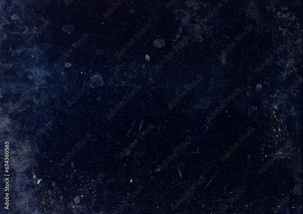 Dust scratches. Dirty display. Grain texture. Black surface with mud ...