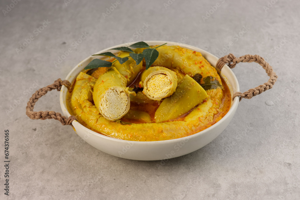 Gulai Tambusu is Padang's Popular Dish made from Cow Intestine Filled ...