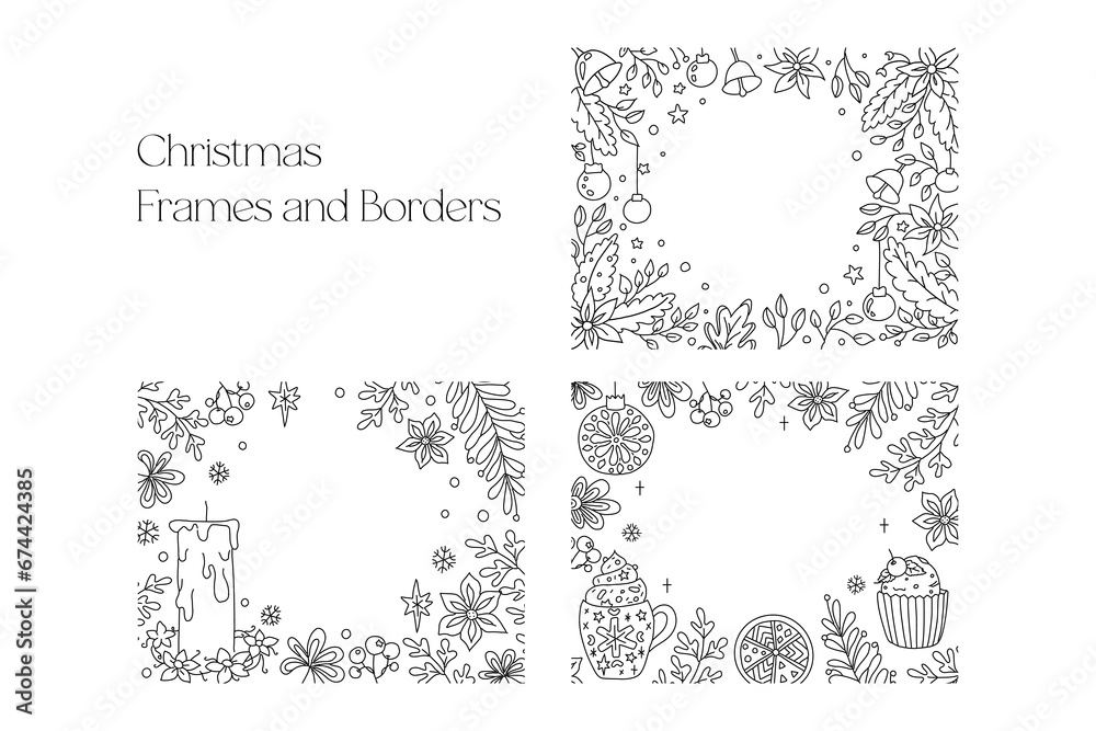 Free Christmas Frames And Borders Printable - Printable Free Templates