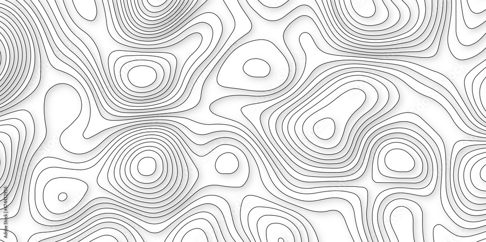 Topography map background. Vector geographic contour map. Topographic ...