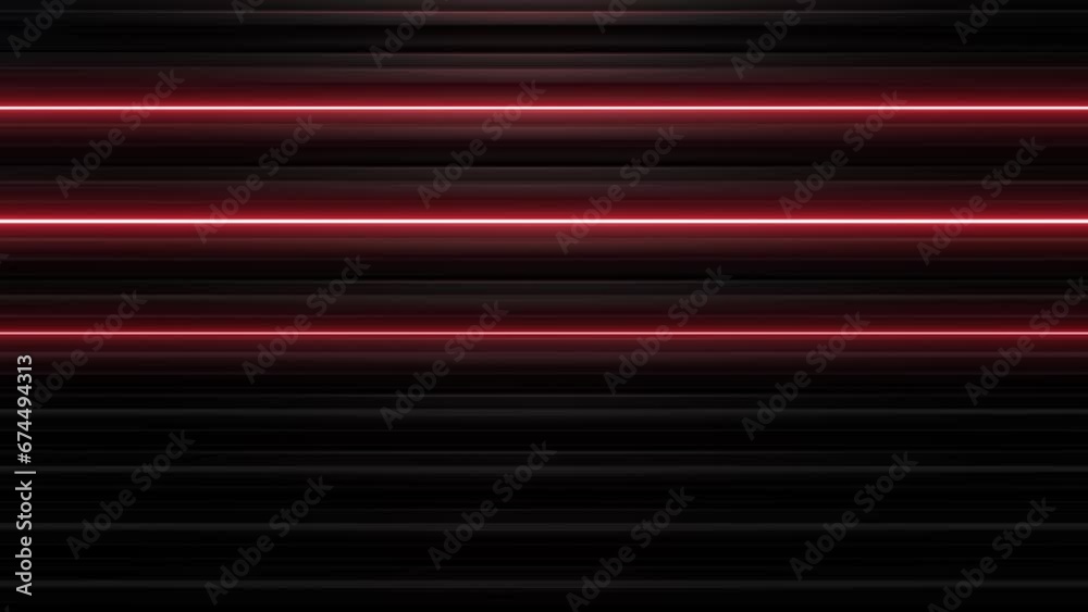 This stock motion graphic video of 4K Red Neon Background with gentle ...