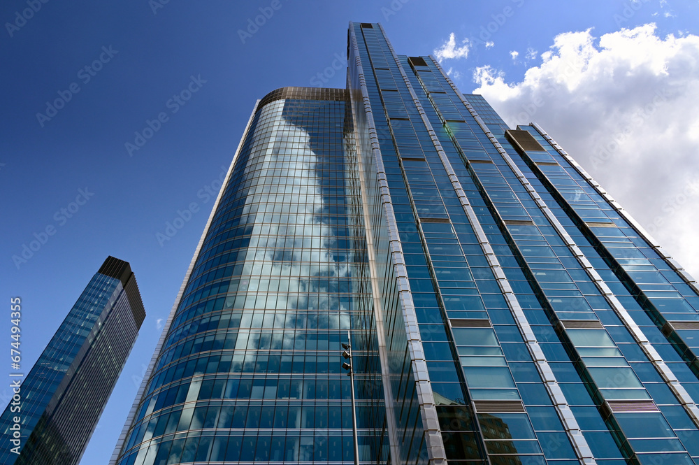 Rondo 1 skyscraper office building class AAA, Leed Platinum ecology ...