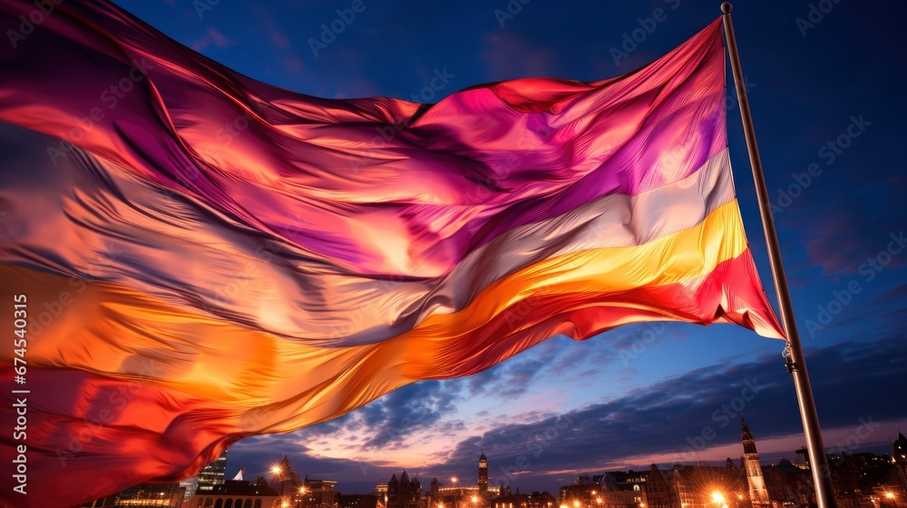A Rainbow Flag In Support Of World Aids Day Lgbtq, Background Images ...