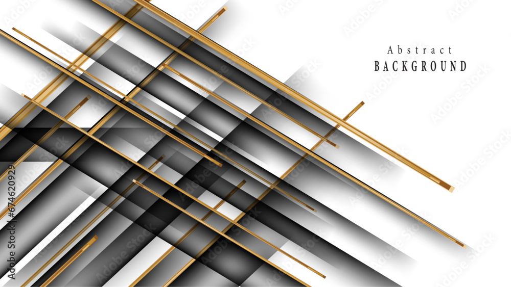 Vector abstract art with golden brown, 3d stripe line pattern, texture ...