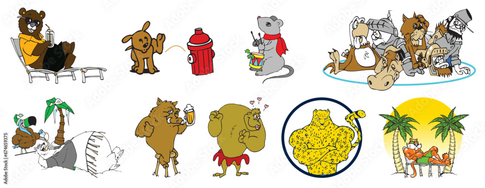 Drawing and Cliparts of miscellaneous animals creative clipart and ...