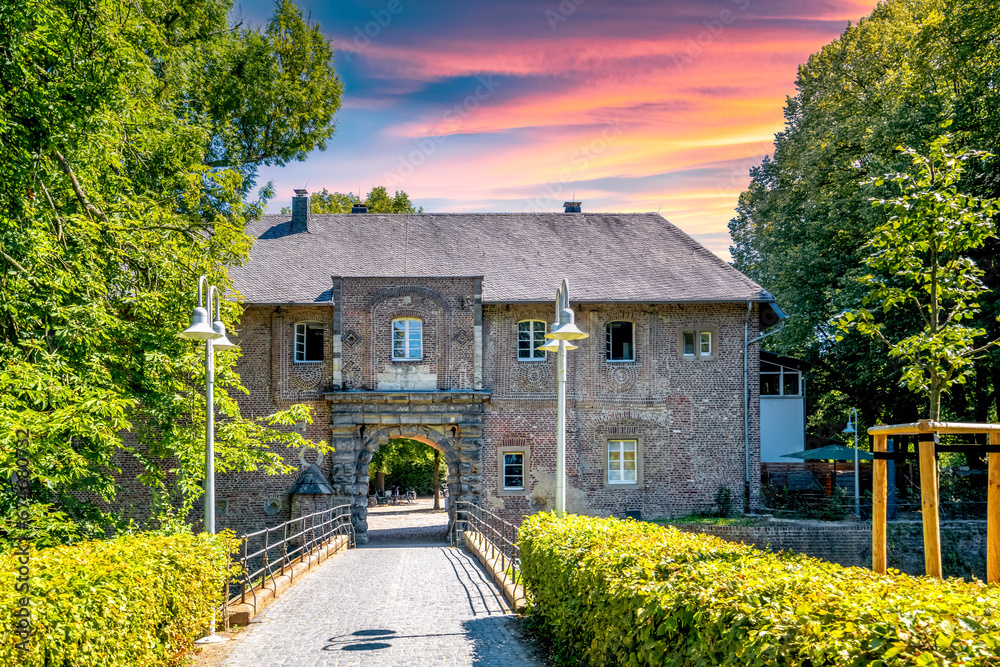 Schloss Rheydt, Mönchengladbach, Deutschland Stock Photo | Adobe Stock