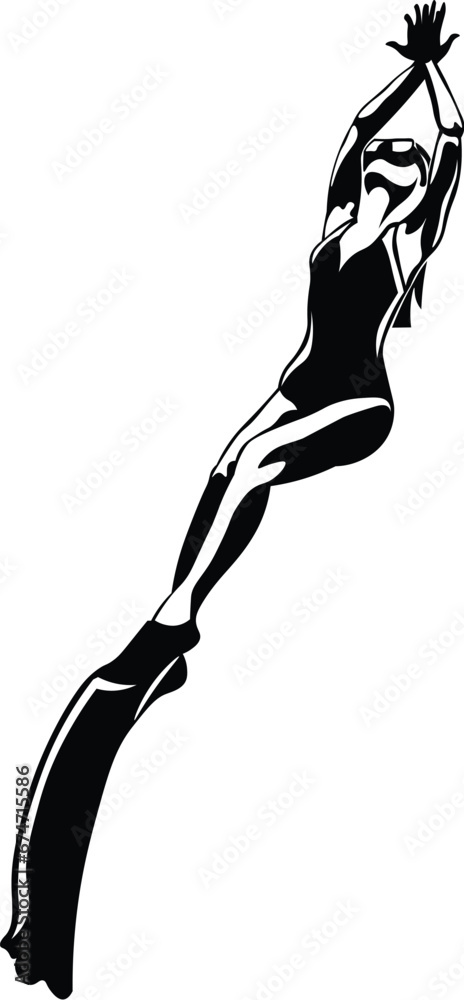 Cartoon Black and White Isolated Illustration Vector Of A Woman ...