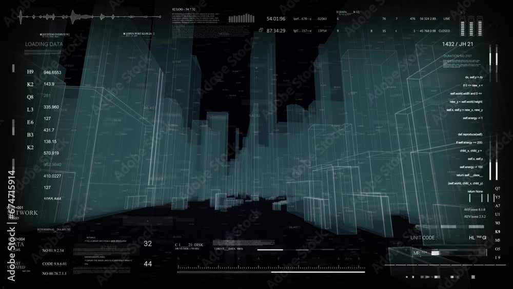 HUD technological infographic elements.HUD 2GFX Technology Sci Fi 2D texture.User Interface data ...