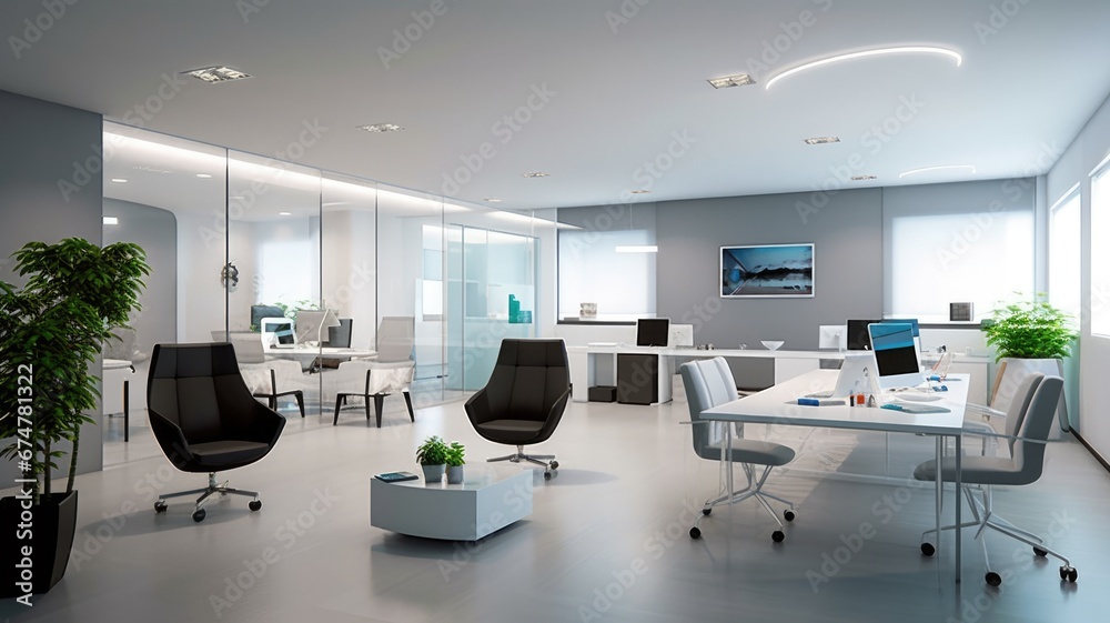 Inspiring office interior design Contemporary style Corporate Office ...