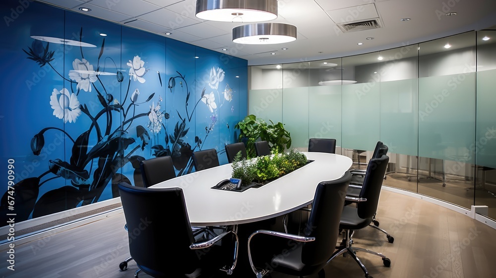 Inspiring office interior design Modern style Meeting room featuring ...
