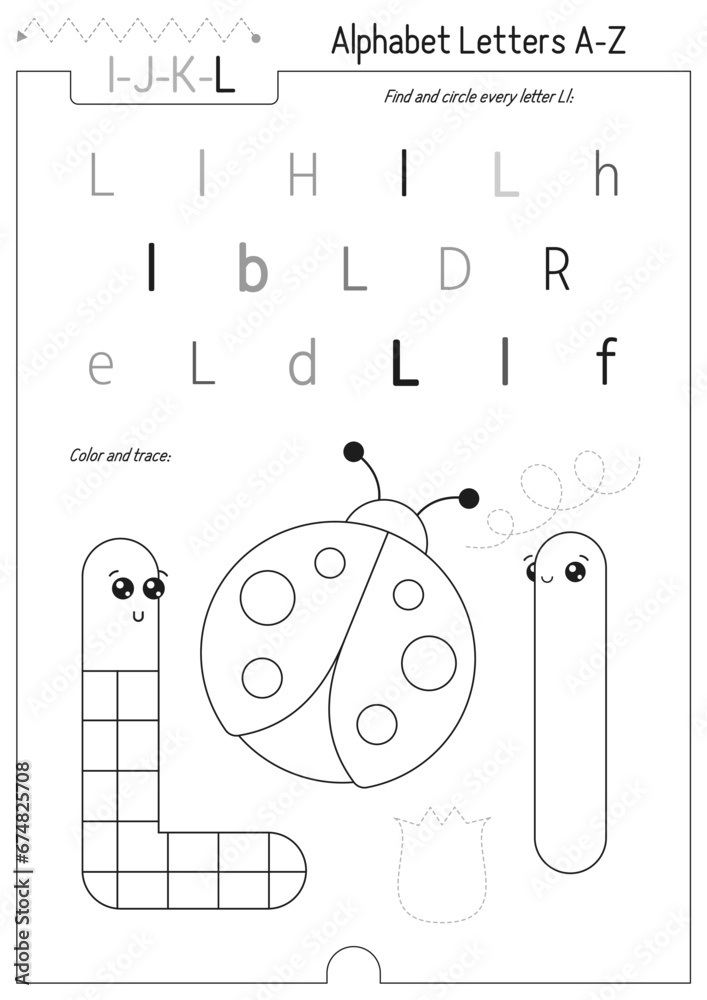 Letter Coloring Worksheet For Kids Activity Book For Letter L Upper letter-coloring-worksheet-for-kids-activity-book-for-letter-l-upper