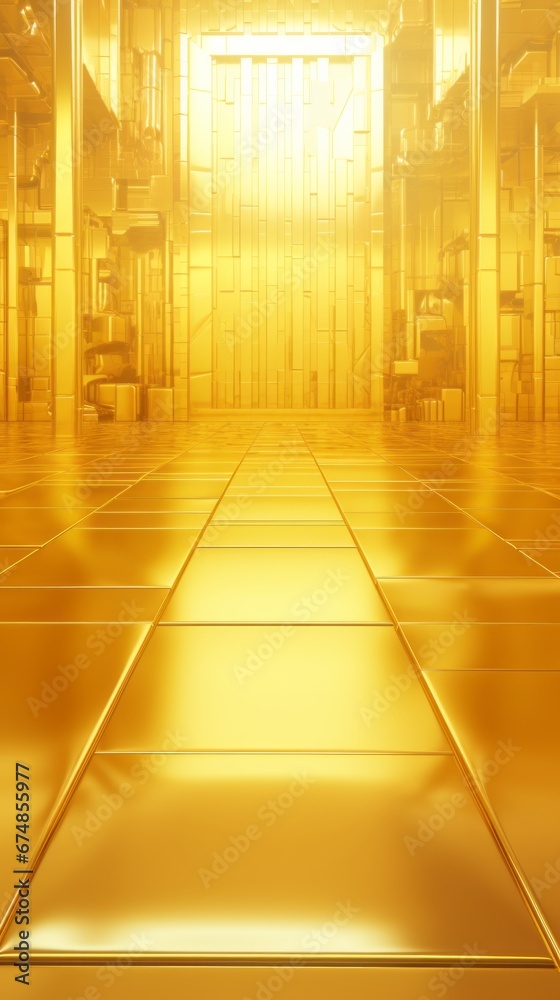 Luxuriate in the splendor of a setting adorned with a solid gold ...