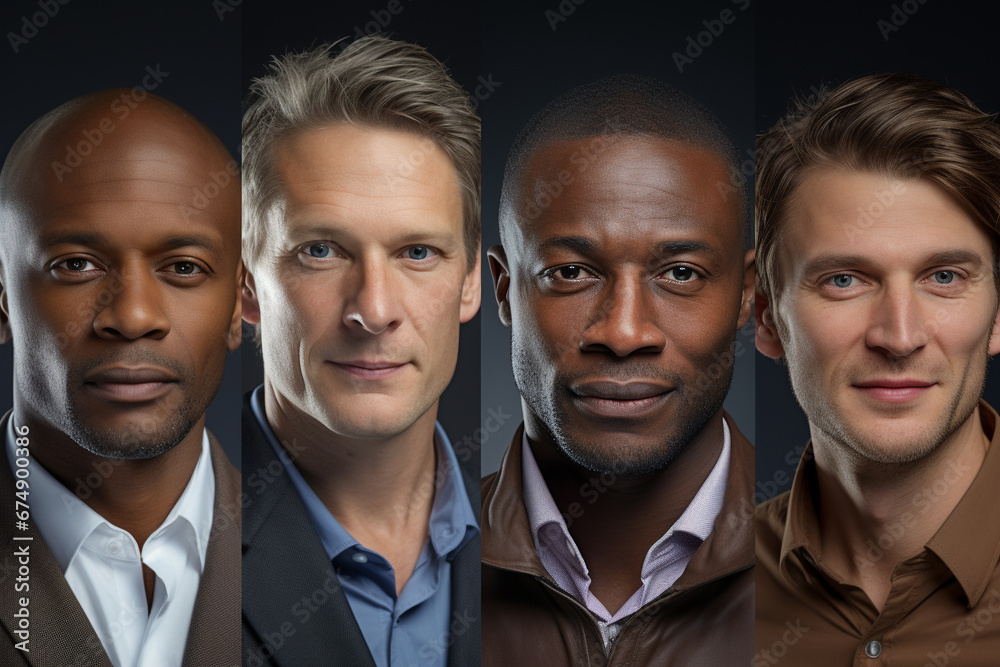 Une belle diversité de races et d'ethnies au travail. Des personnes de ...