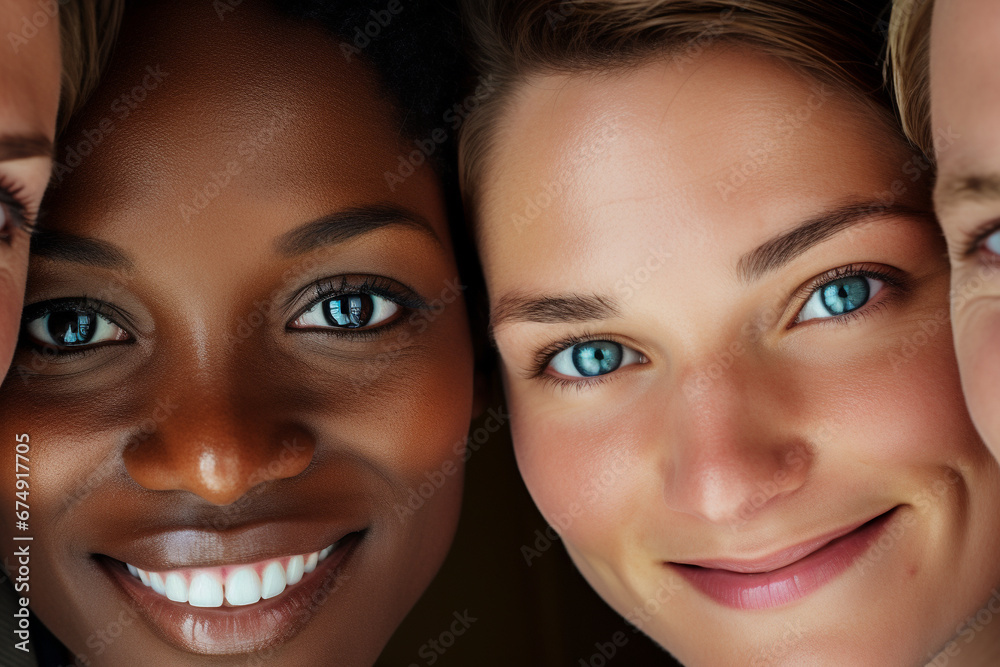 Hermosa diversidad de razas y etnias en el trabajo. Personas de ...