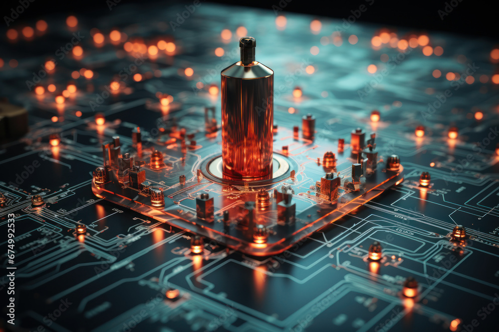 A global map with real-time cyber threat indicators, highlighting the ...