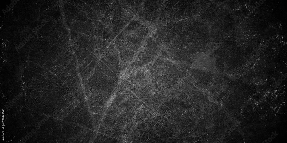 Black stone wall texture grunge rock surface. dark gray concrete ...