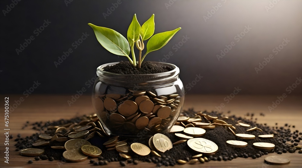 Financial Growth Journey, Money Investment Concept, Business Success ...