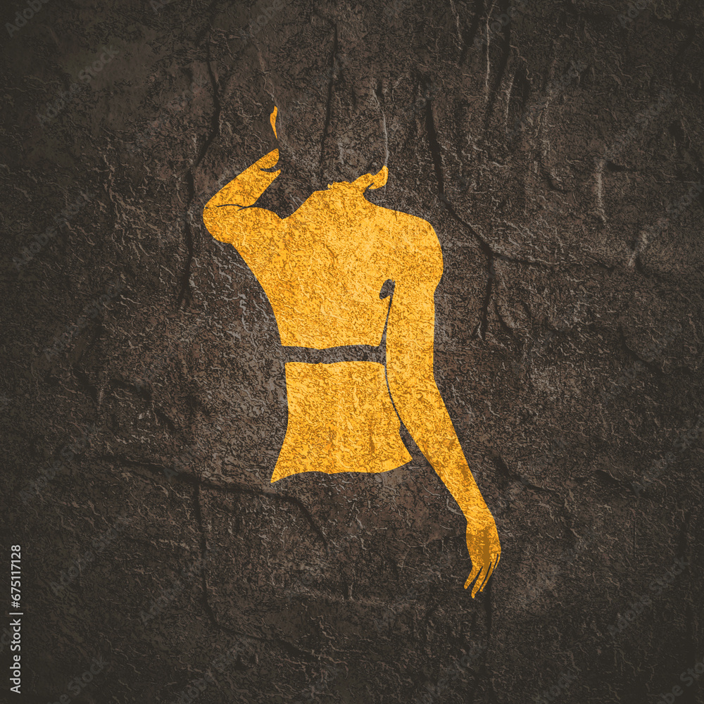 Illustration of a beautiful fashion model posing in a stylish swimsuit ...