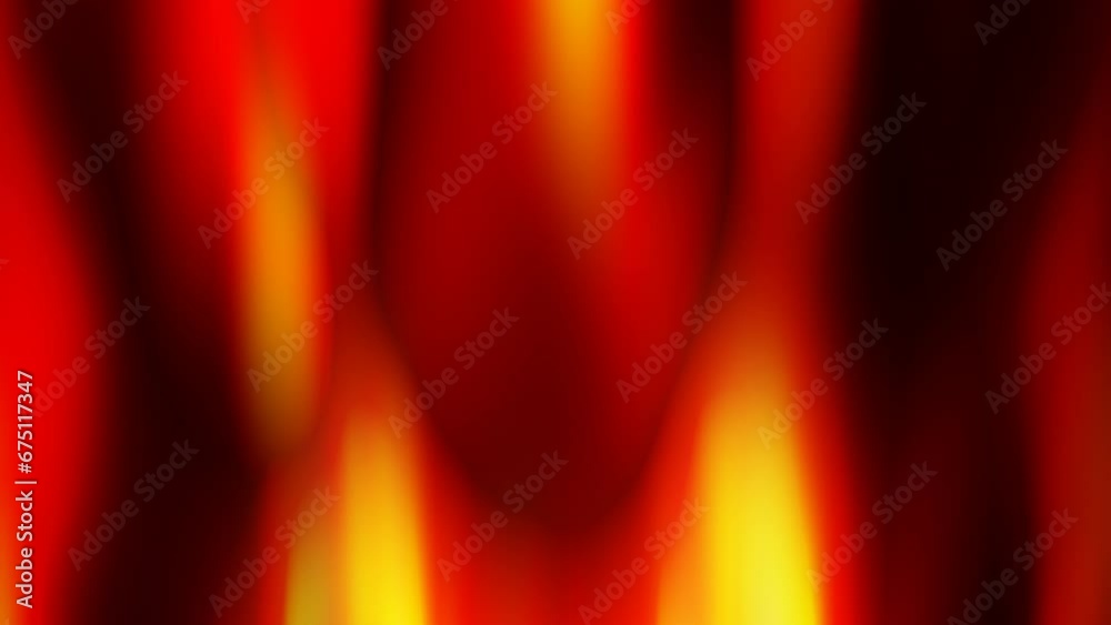 Fire flame with dancing luminous sparks in night dark. Burning bonfire ...