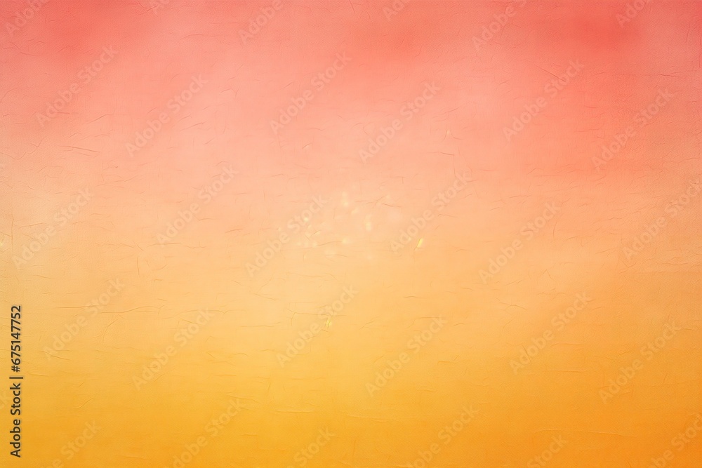 Yellow, orange, gold, coral, peach, pink, brown, teal and blue gradient ...