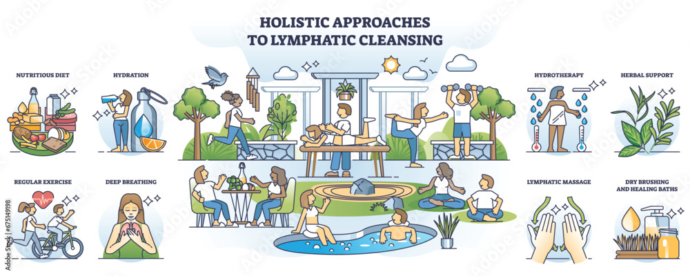 Holistic approaches to lymphatic cleansing and relaxation outline ...