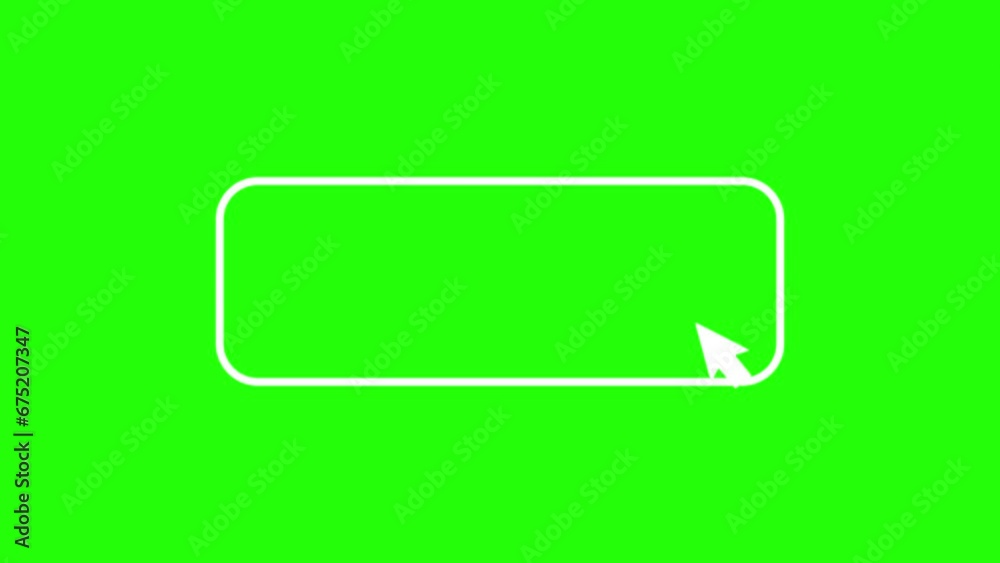 cursor click button animation click button and 3d cursor arrow pointer ...