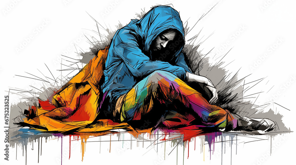 Art's Impact on Homelessness: Painting a Canvas of Hope, AI Generated ...