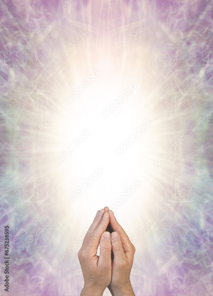 Religious Blessing Announcement Advert Poster Memo Template - Male ...