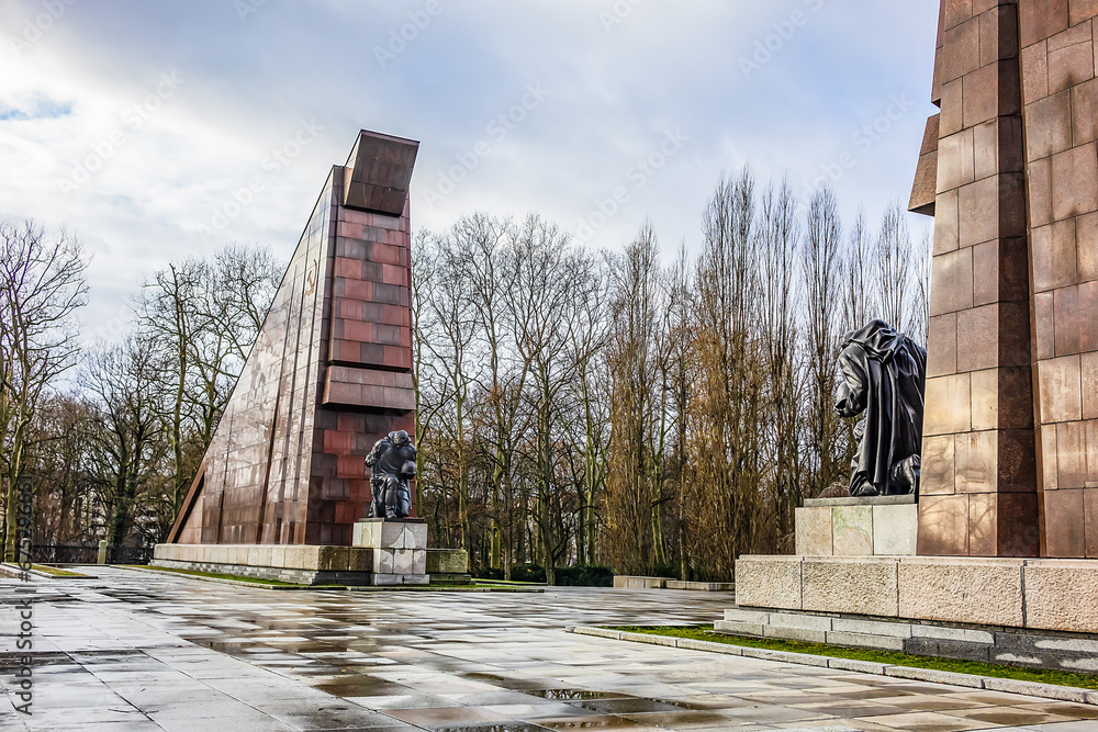 Treptower Park is a park alongside the river Spree. Its prominent ...