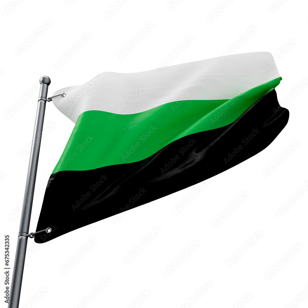 3D flag of the Neutrois pride with transparent background Stock Photo ...