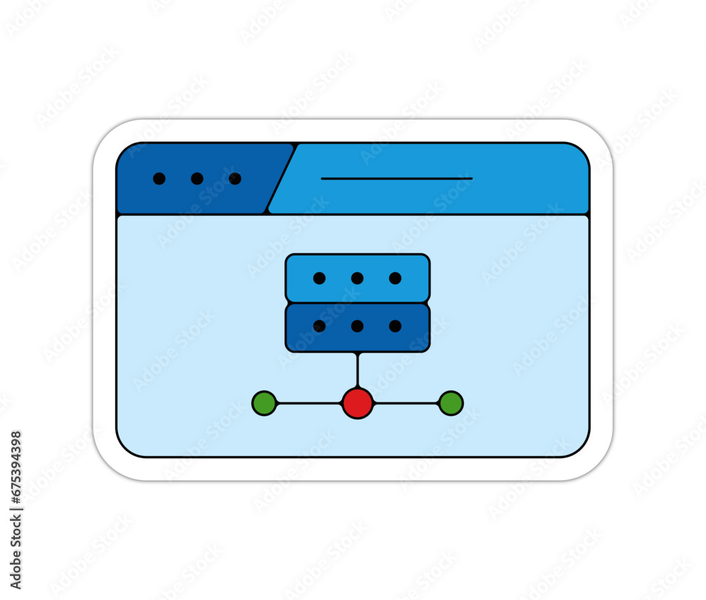 Icones pictogramme symbole Fenetre ordinateur interface dossier ranger ...