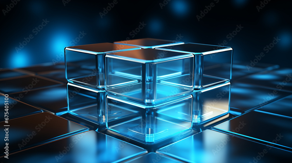 abstract cube background HD 8K wallpaper Stock Photographic Image Stock ...
